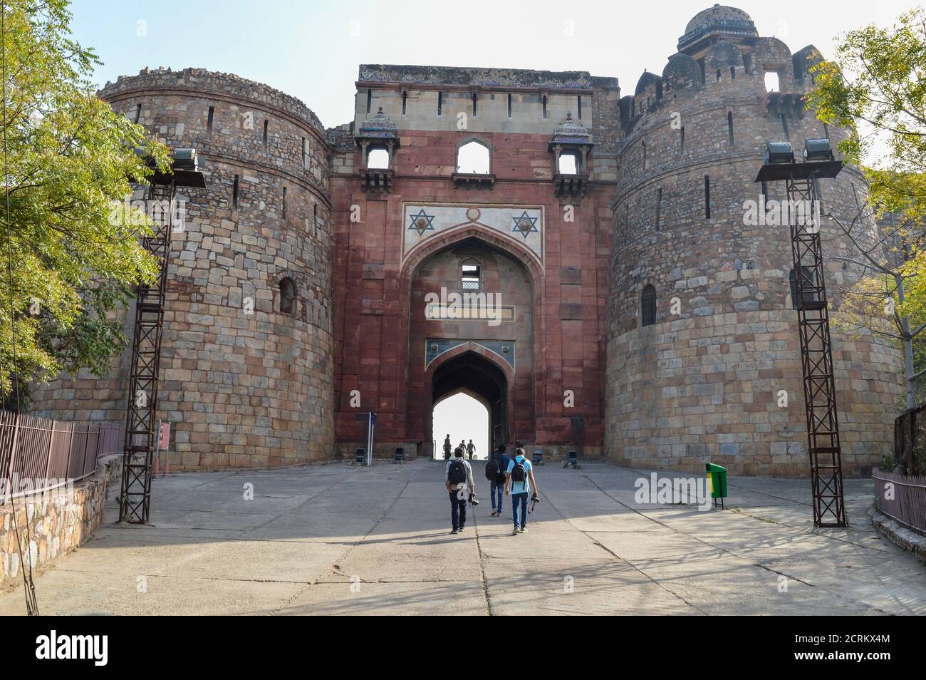 A view of main gate of old fort from outside Stock Photo - Alamy