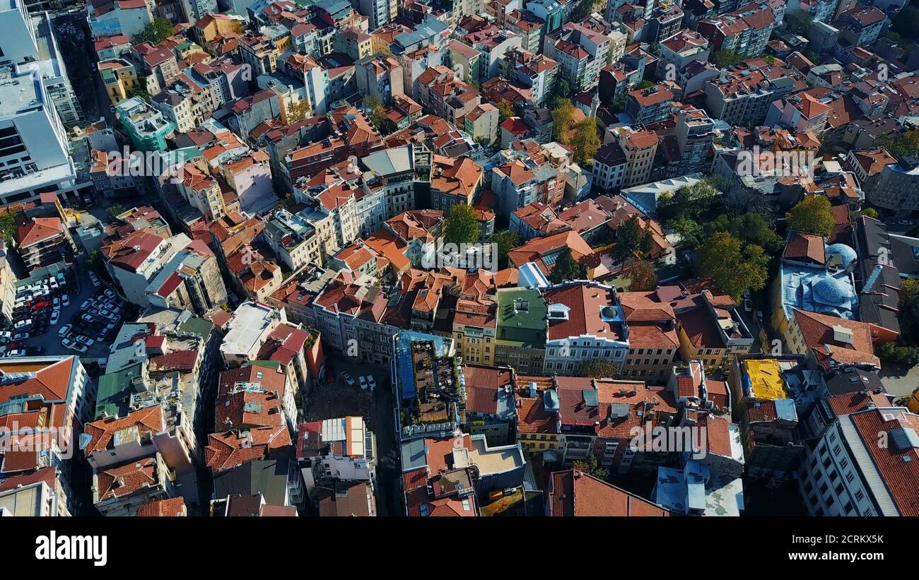 Cityscape Istanbul, Turkey. Photo from the bird's-eye view Stock Photo ...