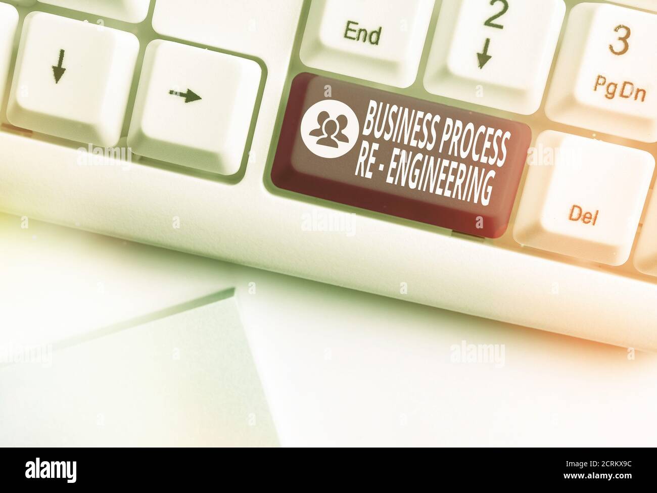 Conceptual hand writing showing Business Process Re Engineering ...