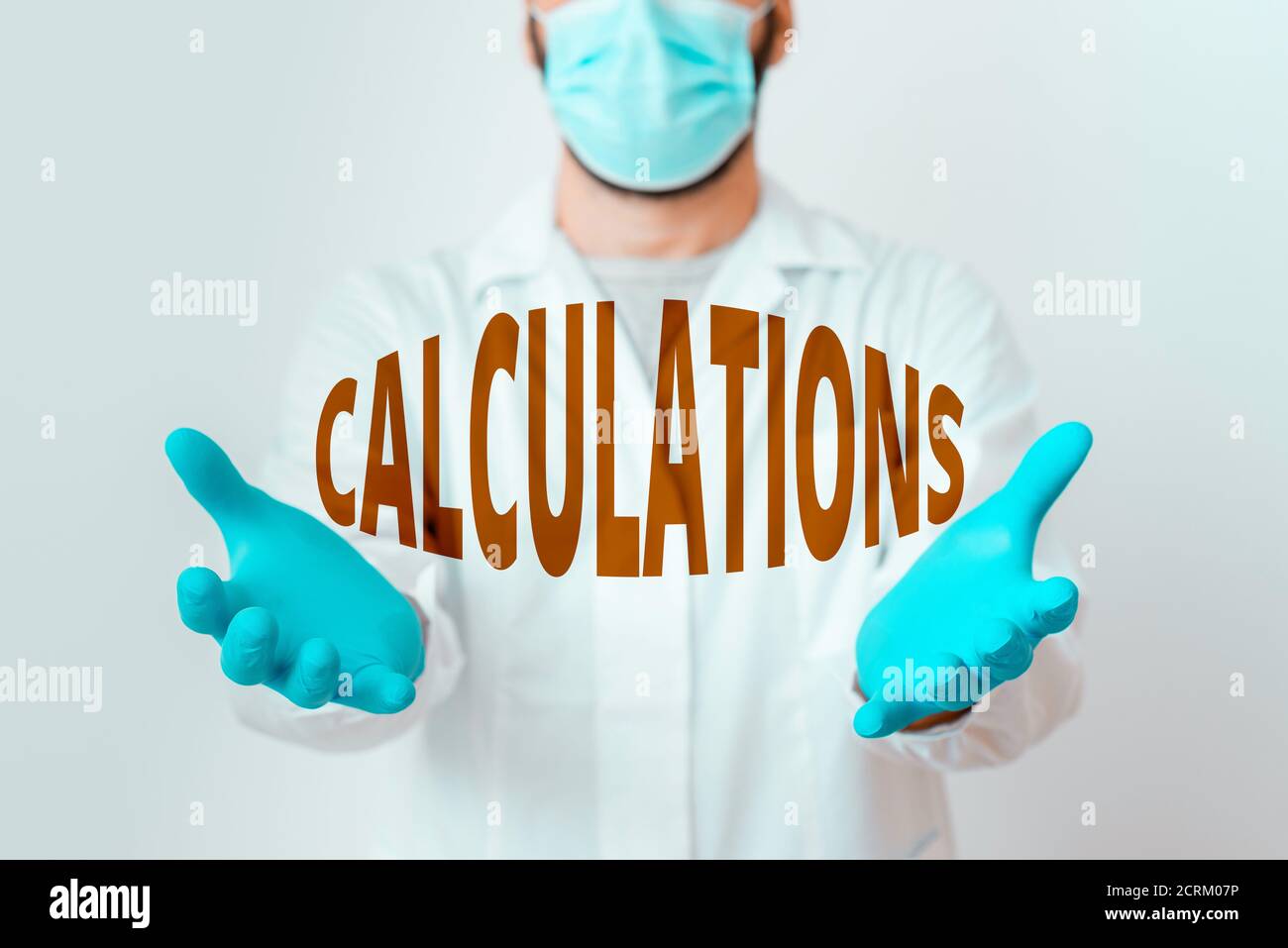 Handwriting text Calculations. Conceptual photo mathematical ...