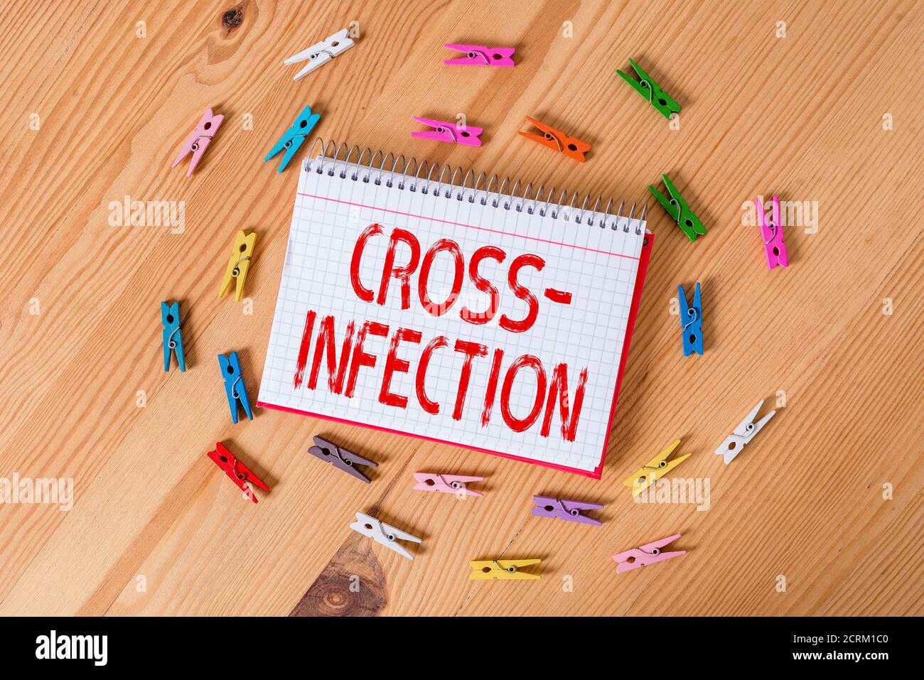 Handwriting text writing Cross Infection. Conceptual photo ...