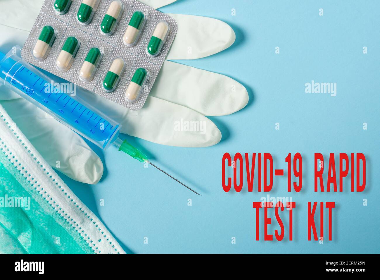 Word writing text Rapid Test Kit. Business photo showcasing Emergency ...