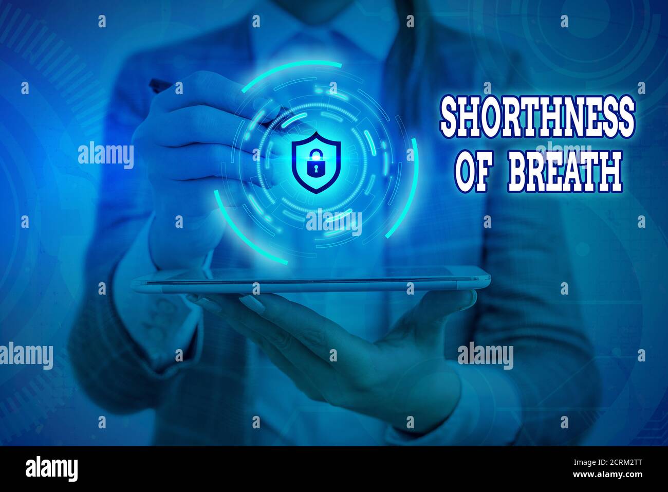 Conceptual hand writing showing Shorthness Of Breath. Concept meaning ...