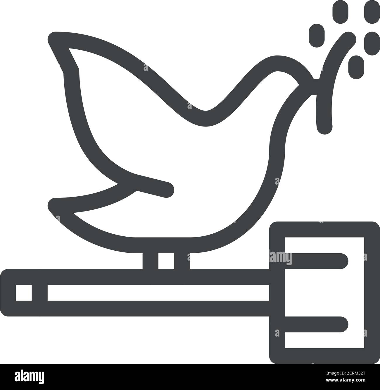 Peace, justice and strong institutions color icon. Corporate social ...