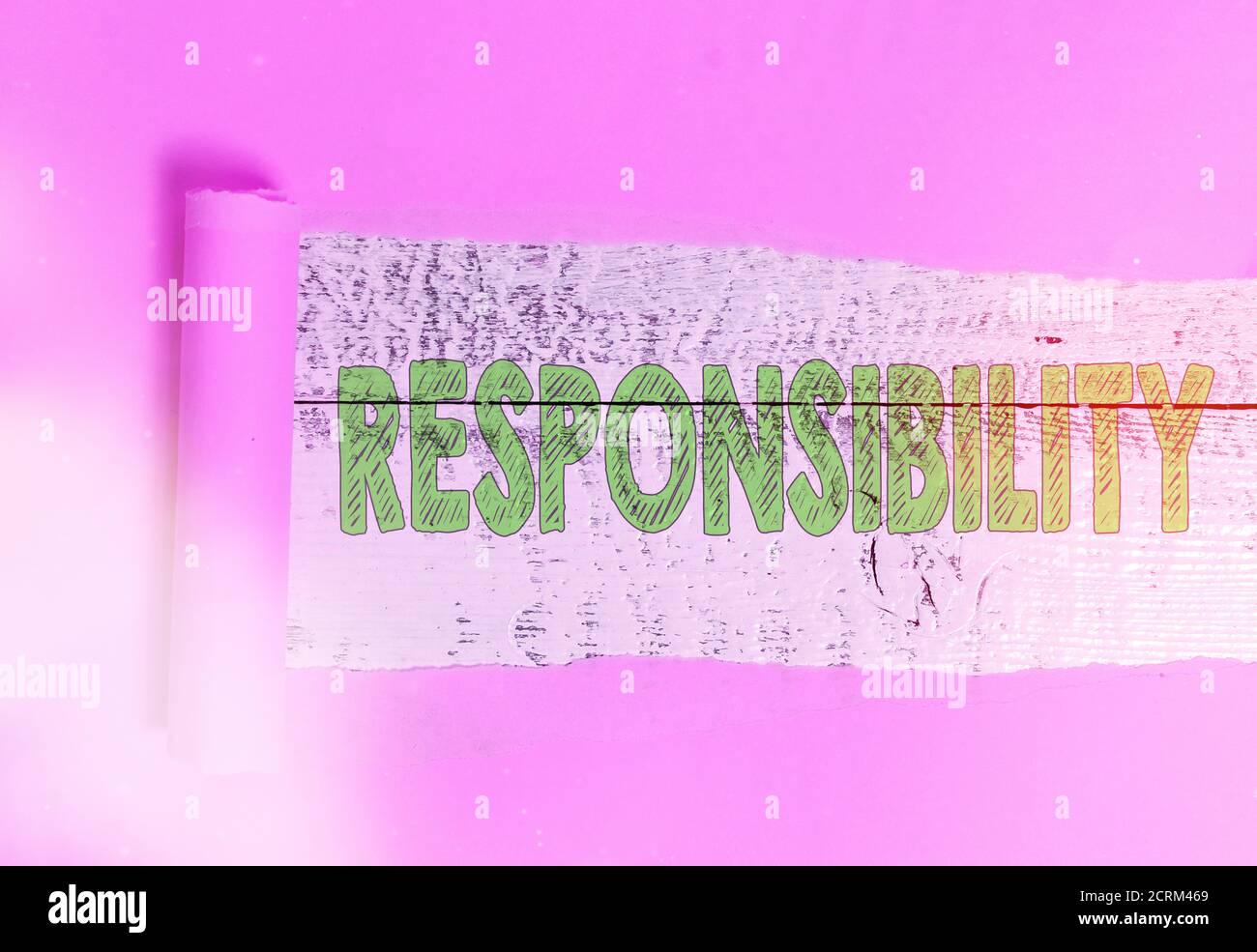 Text sign showing Responsibility. Business photo showcasing state of ...