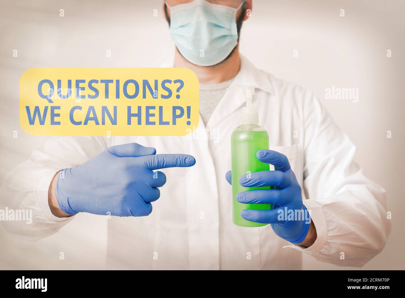 Writing note showing Questionsquestion We Can Help. Business concept ...
