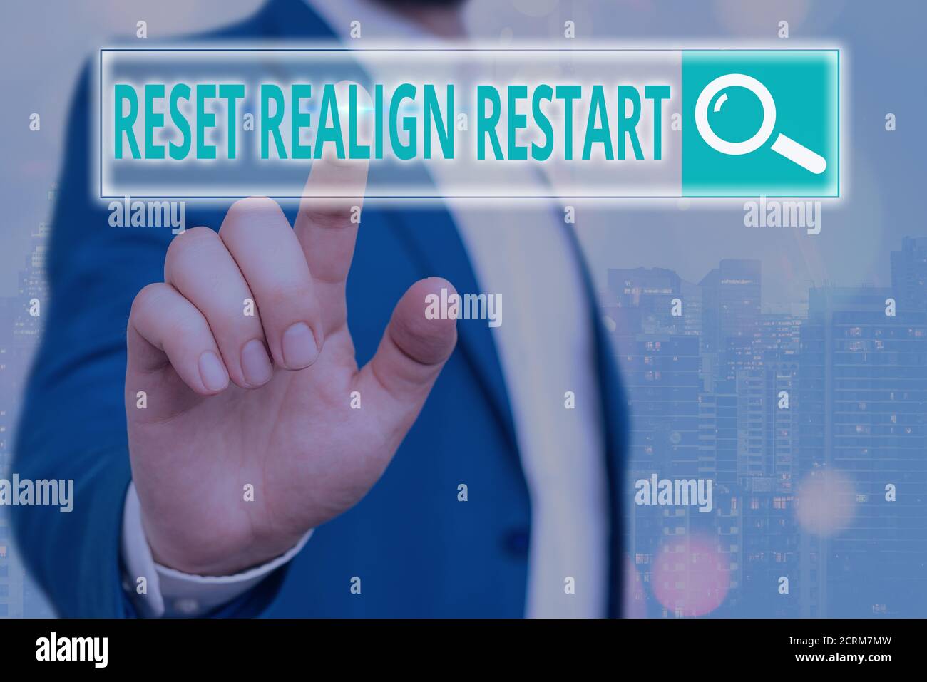 Handwriting text writing Reset Realign Restart. Conceptual photo Life ...