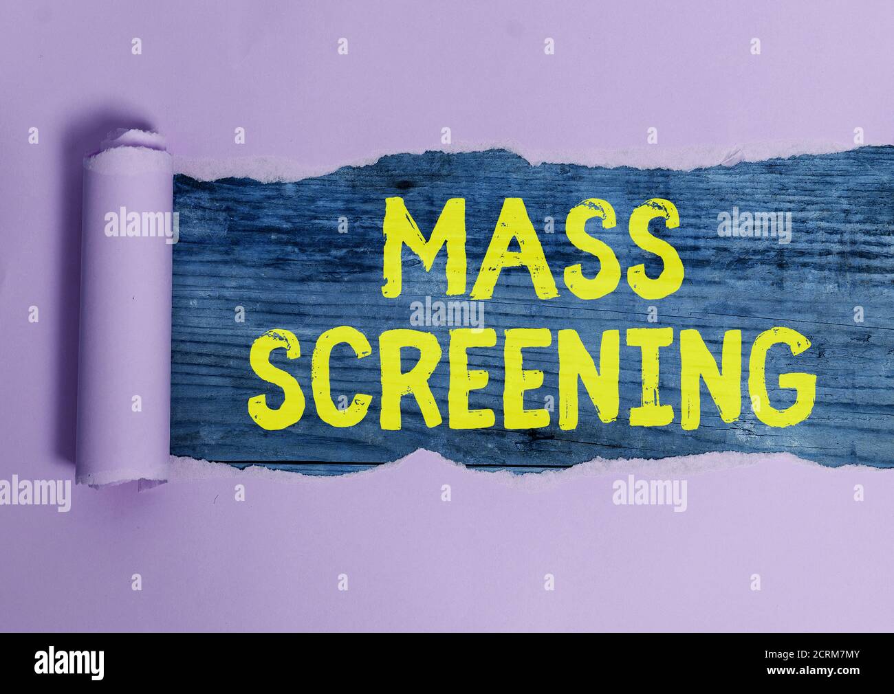 Writing note showing Mass Screening. Business concept for health ...