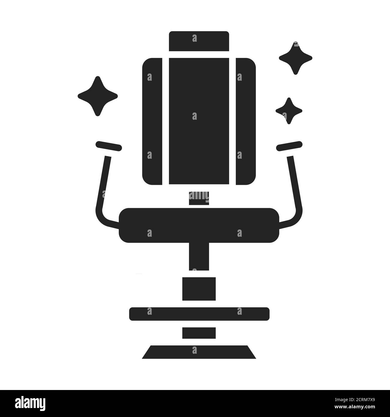 Barbershop icon element mobile Black and White Stock Photos & Images ...