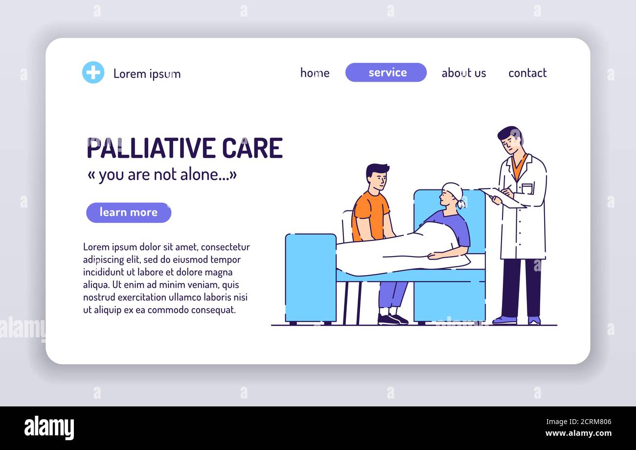 Palliative ward Stock Vector Images - Alamy