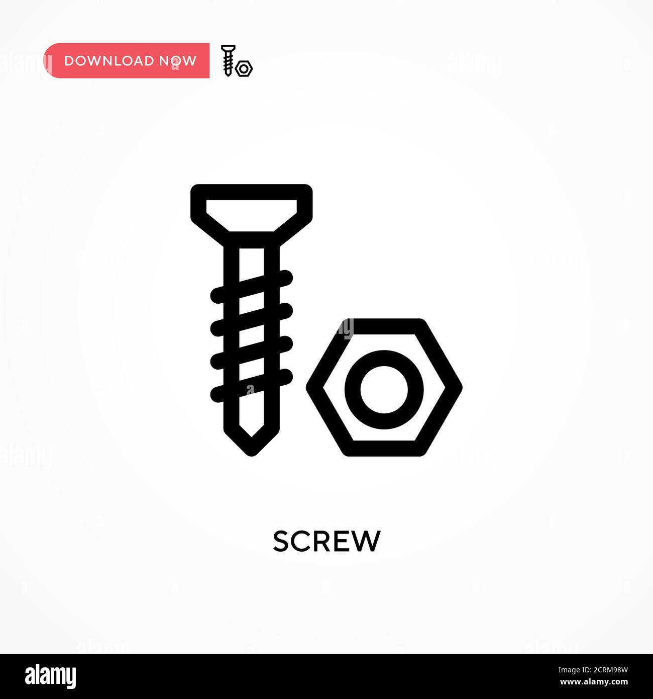 Hex top cap Stock Vector Images - Alamy