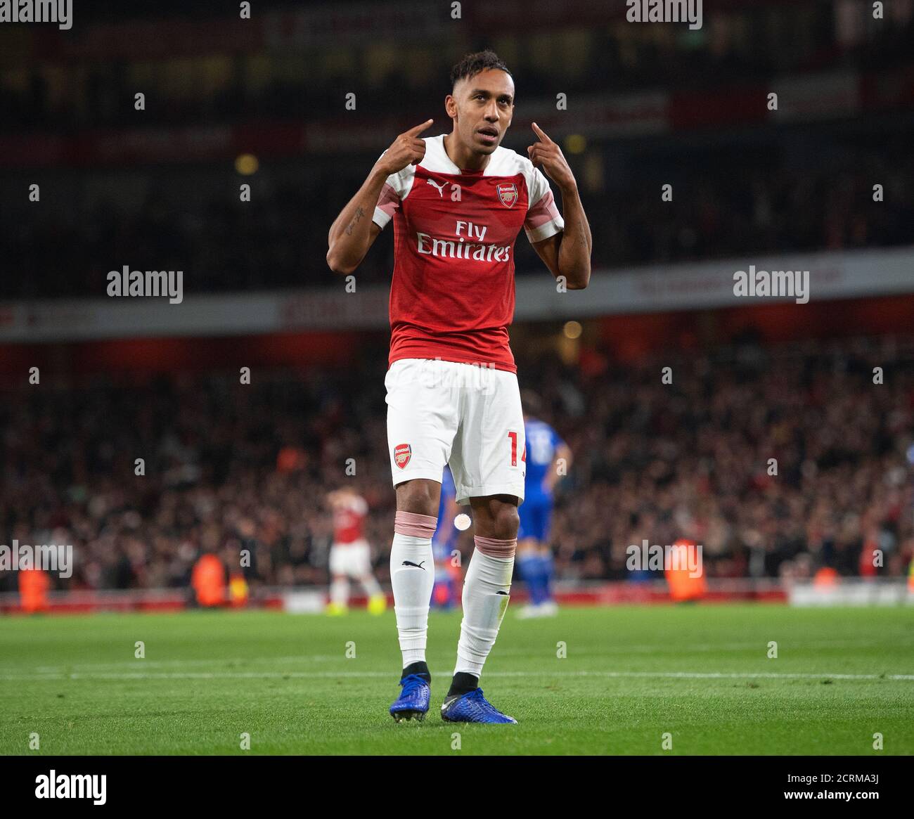 Celebrate goal arsenal hi-res stock photography and images - Alamy