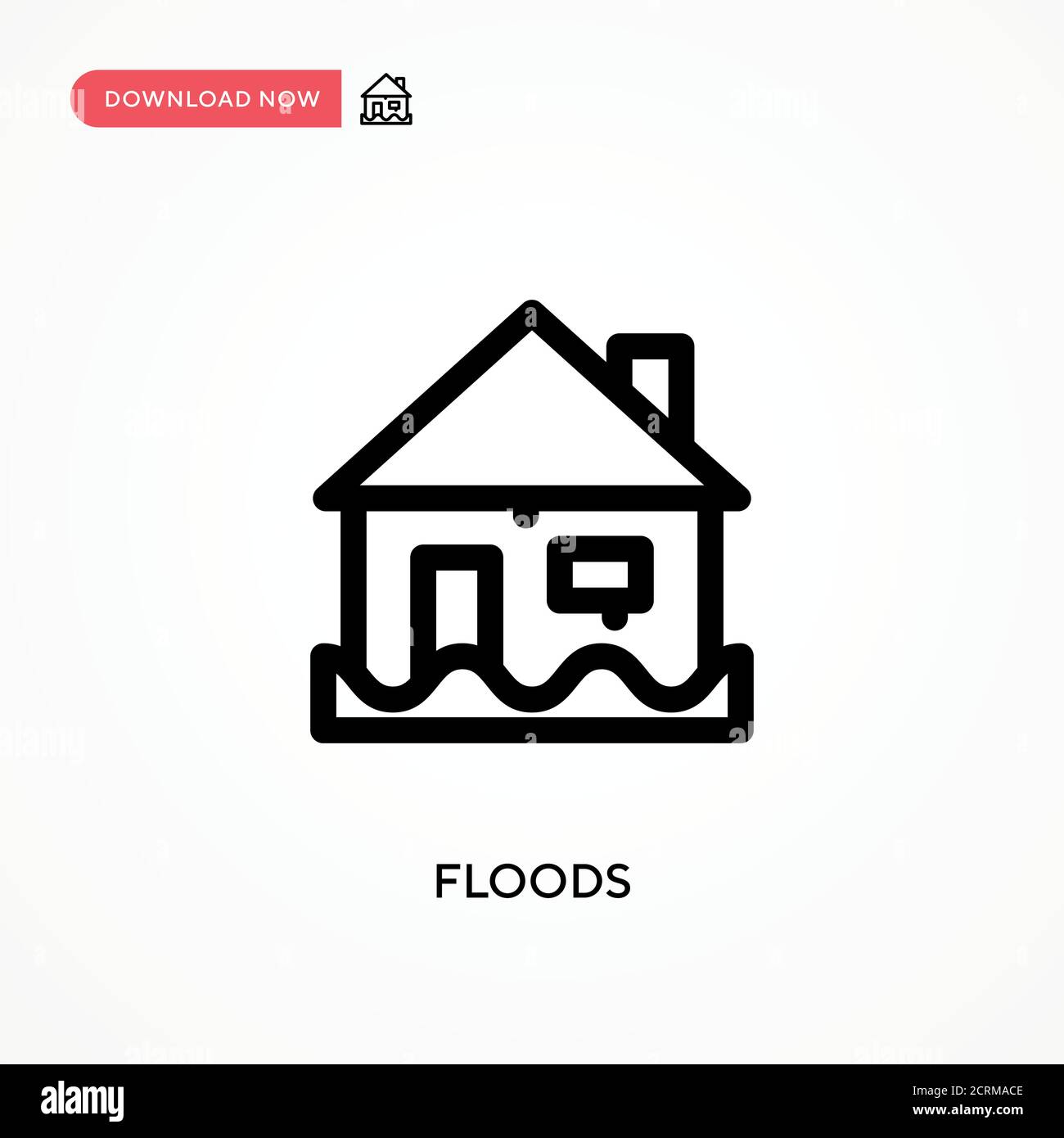 Rain flood flooding floods weather floods Stock Vector Images - Alamy