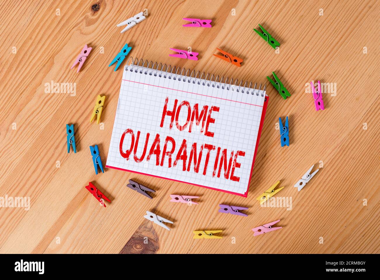 Handwriting text writing Home Quarantine. Conceptual photo Encountered ...