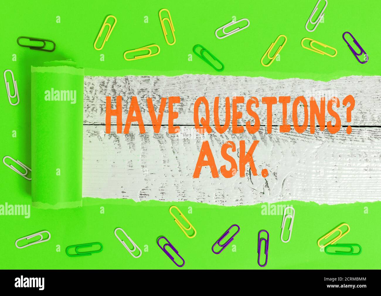 Writing note showing Have Questionsquestion Ask. Business concept for ...