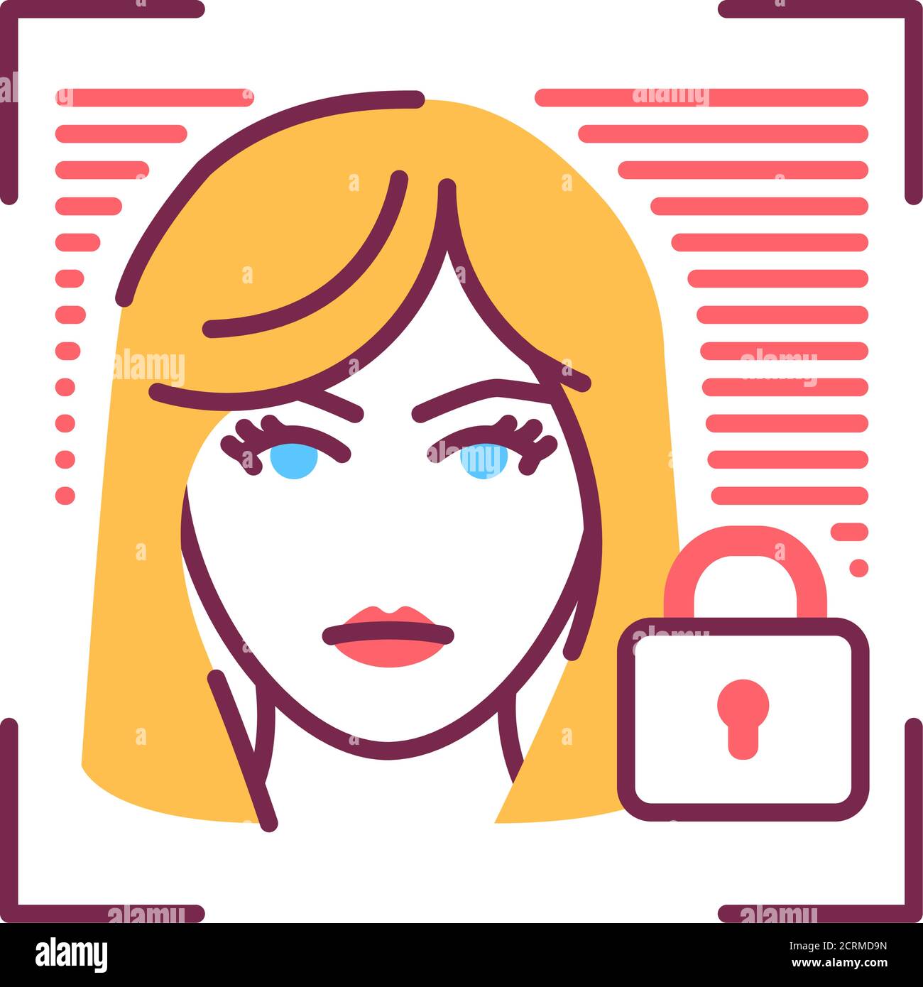 Blocked user icon hi-res stock photography and images - Alamy