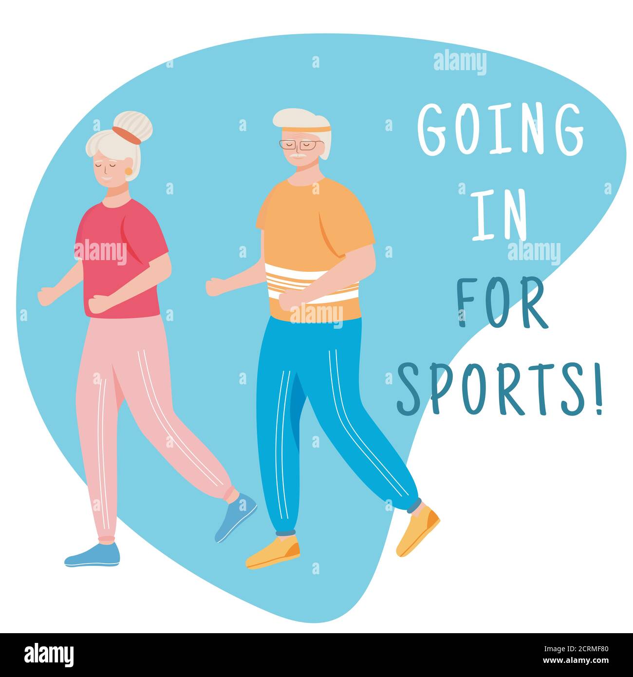 Going in for sports social media post mockup. Retired people. Physical ...