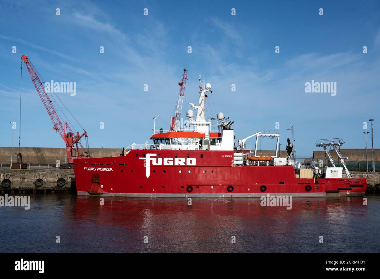 Fugro Pioneer offshore energies supply ship great Yarmouth Norfolk UK ...