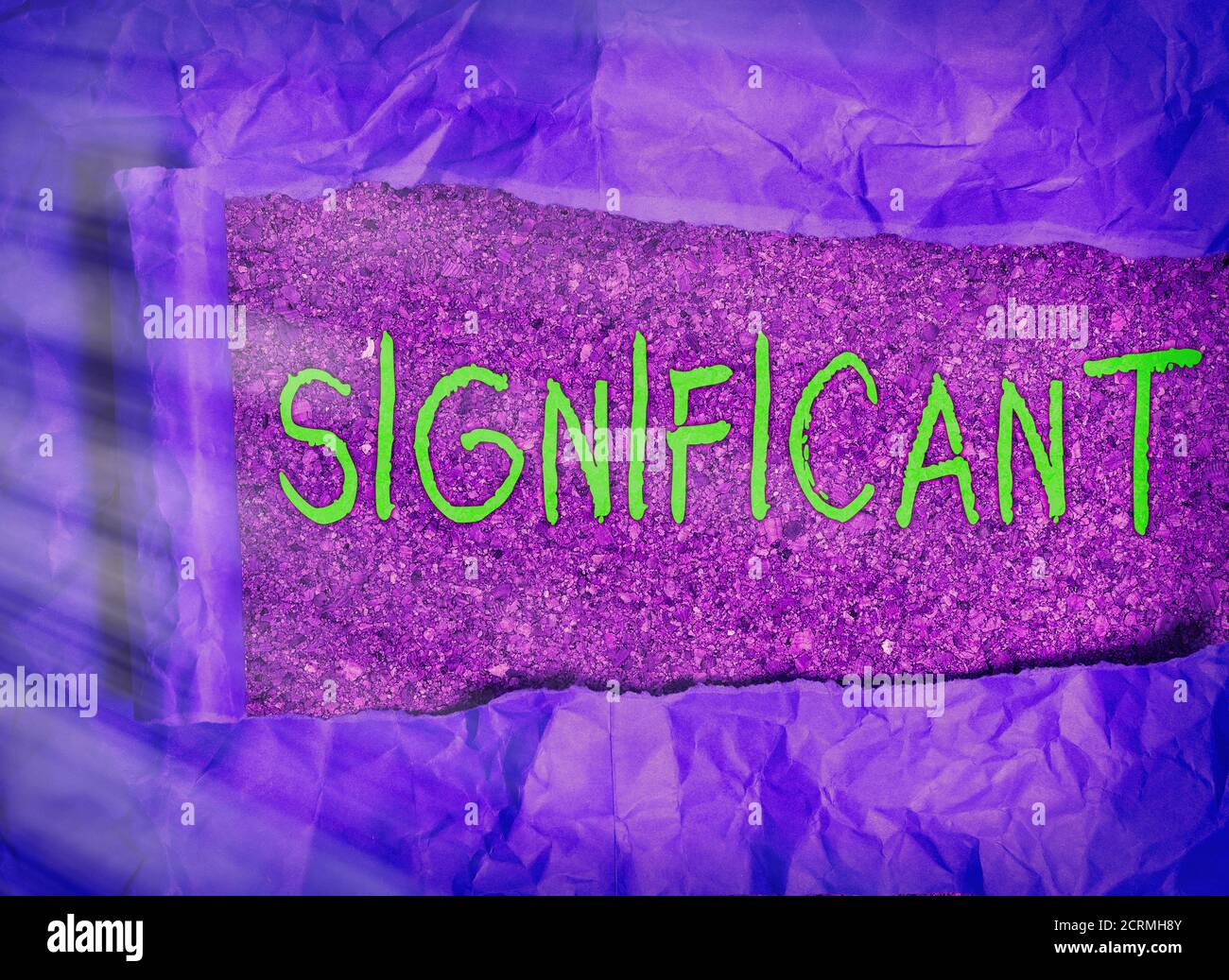 Word writing text Significant. Business photo showcasing sufficiently ...