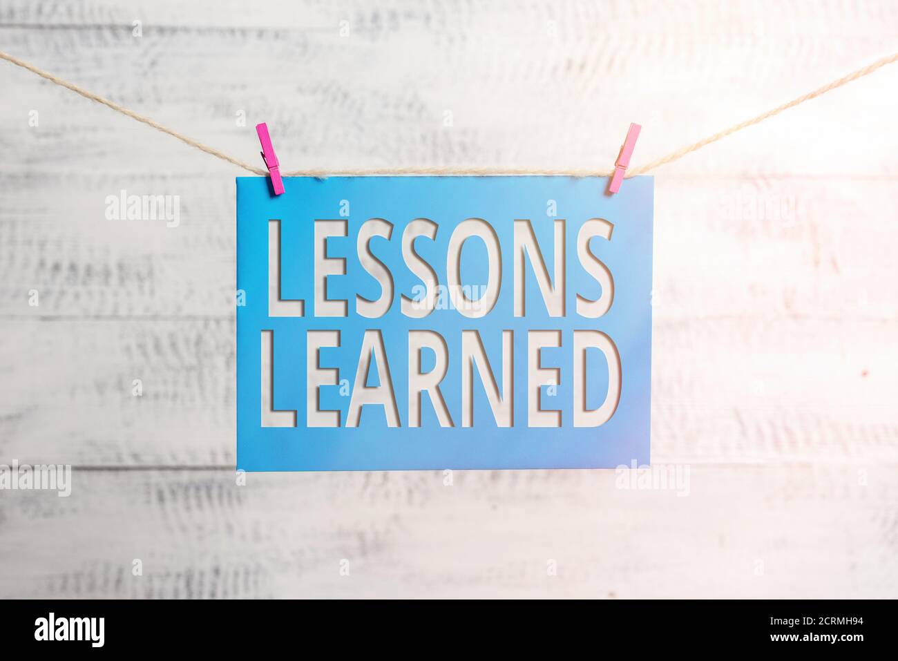 Handwriting text Lessons Learned. Conceptual photo the knowledge or ...