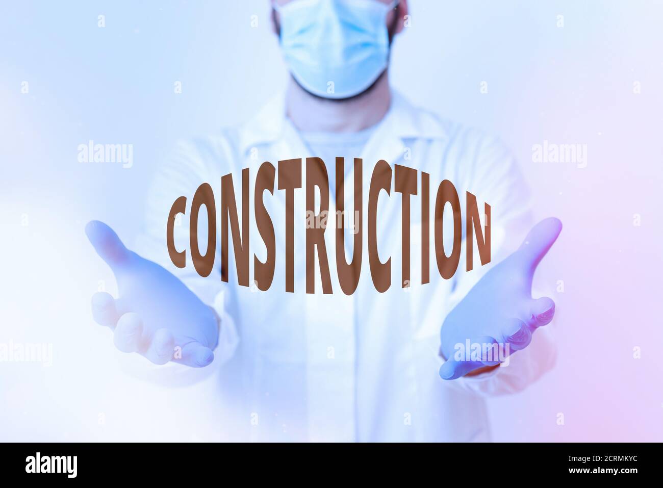 Handwriting text Construction. Conceptual photo arrangement and ...