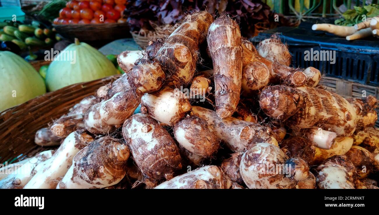 Fresh brown beet root isolate with mix agriculture produce farmers ...