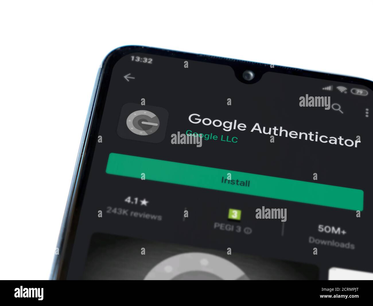 Lod, Israel - July 8, 2020: Google Authenticator app play store page on ...
