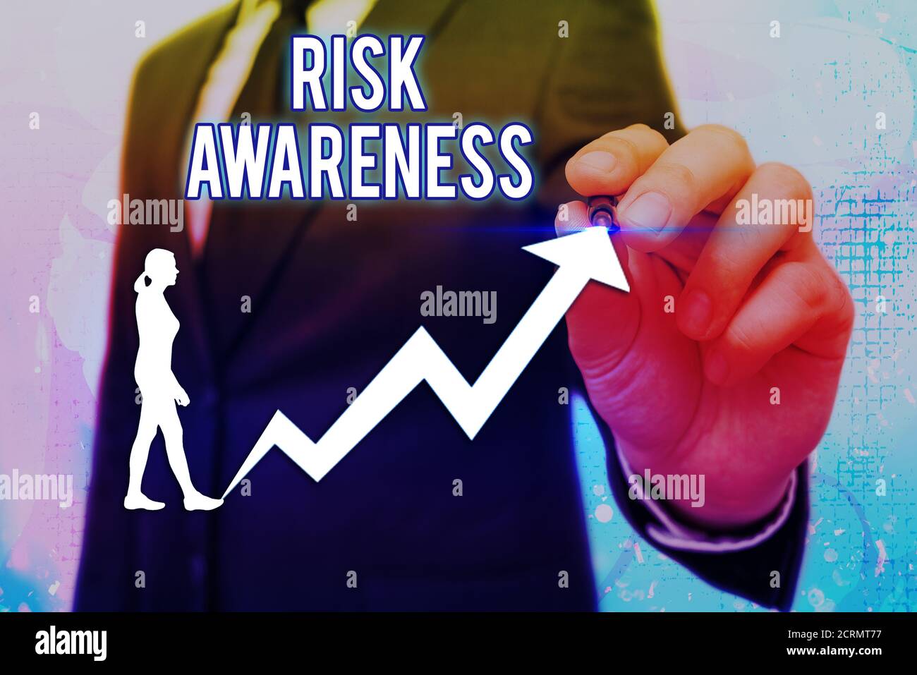 Word writing text Risk Awareness. Business photo showcasing recognizing ...