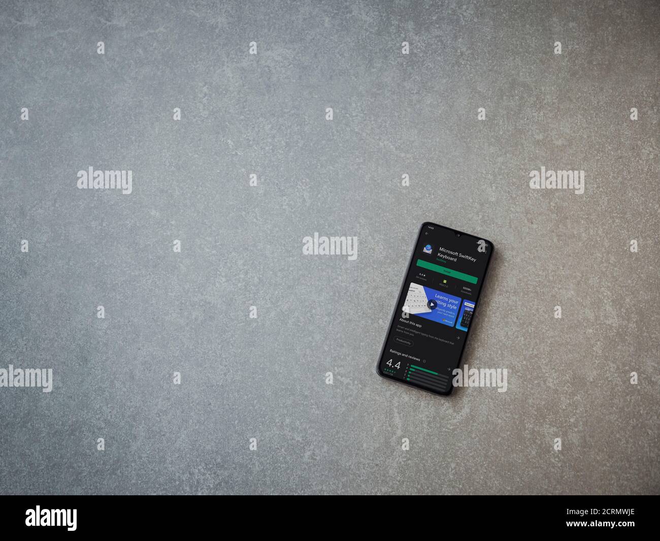 Lod, Israel - July 8, 2020: Microsoft SwiftKey Keyboard app play store ...