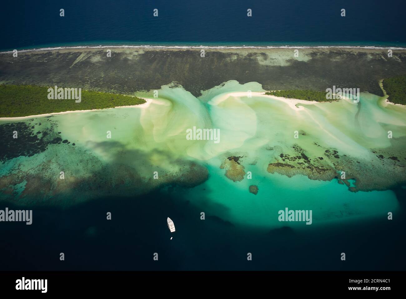 Wonderful desert islands of Maldives view from the drone Stock Photo ...