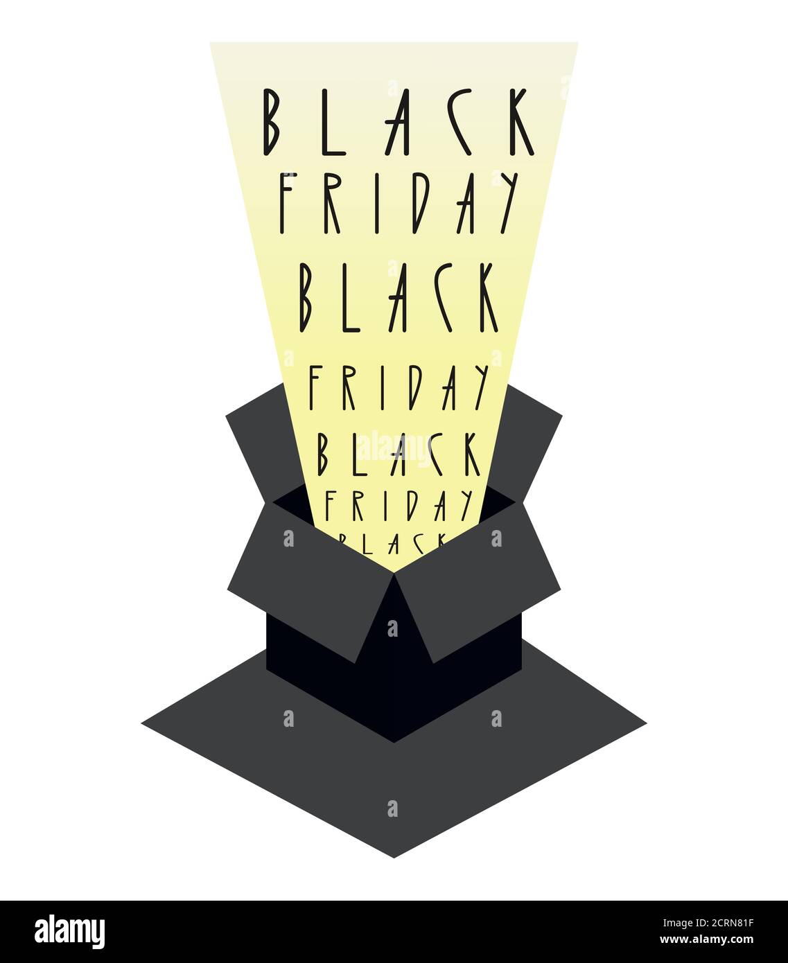 Black friday isometry sale Cut Out Stock Images & Pictures - Alamy
