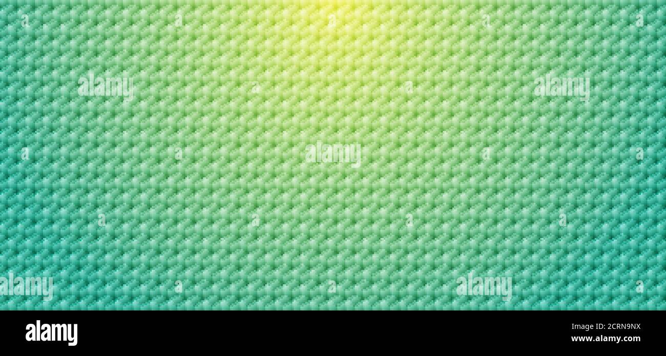 Abstract green gradient color geometric cube mosaic pattern background ...