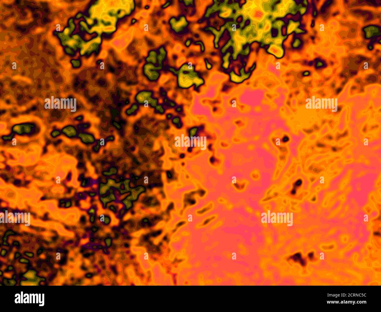 blurred texture thermographic camera. activity map, thermal imager map ...