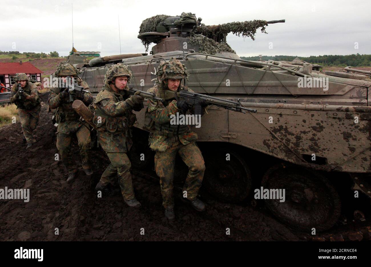 German bundeswehr soldiers armoured infantry hi-res stock photography ...
