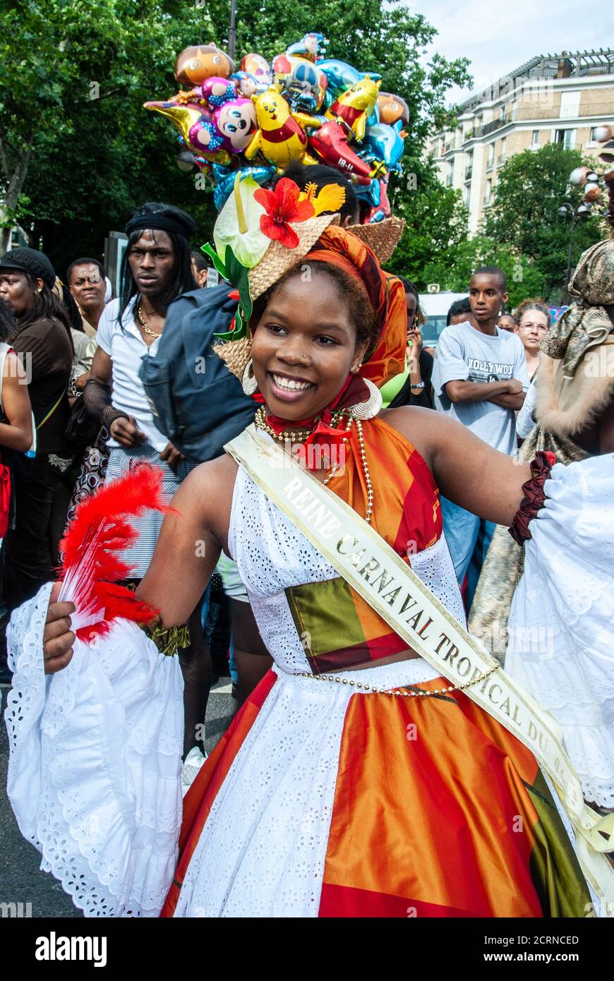 Paris, France, Public Events, Tropical Carnival Parade, Colorful ...