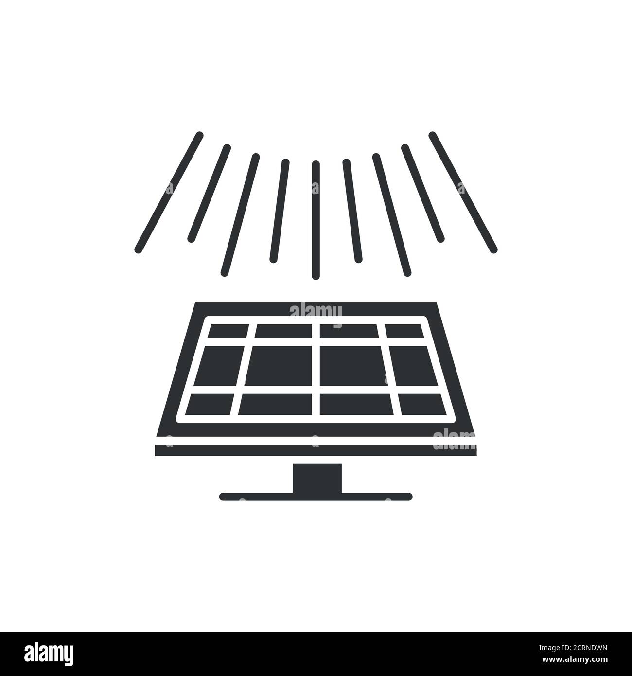 Solar panel glyph black icon. Green technology sign. Alternative energy ...