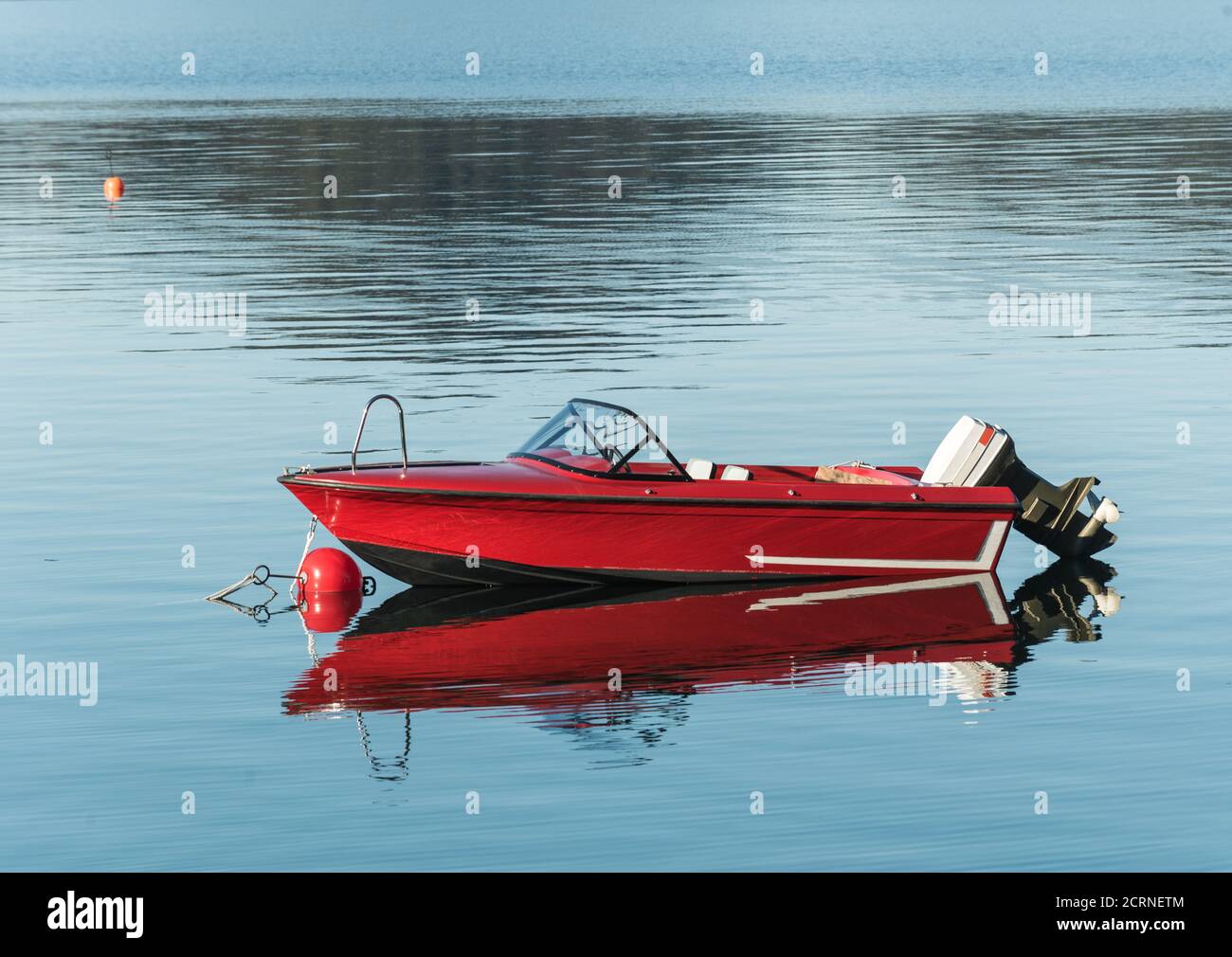 Red motor boat hi-res stock photography and images - Alamy