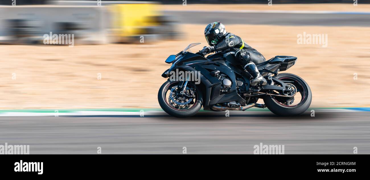 Motorcycle race on track hi-res stock photography and images - Alamy