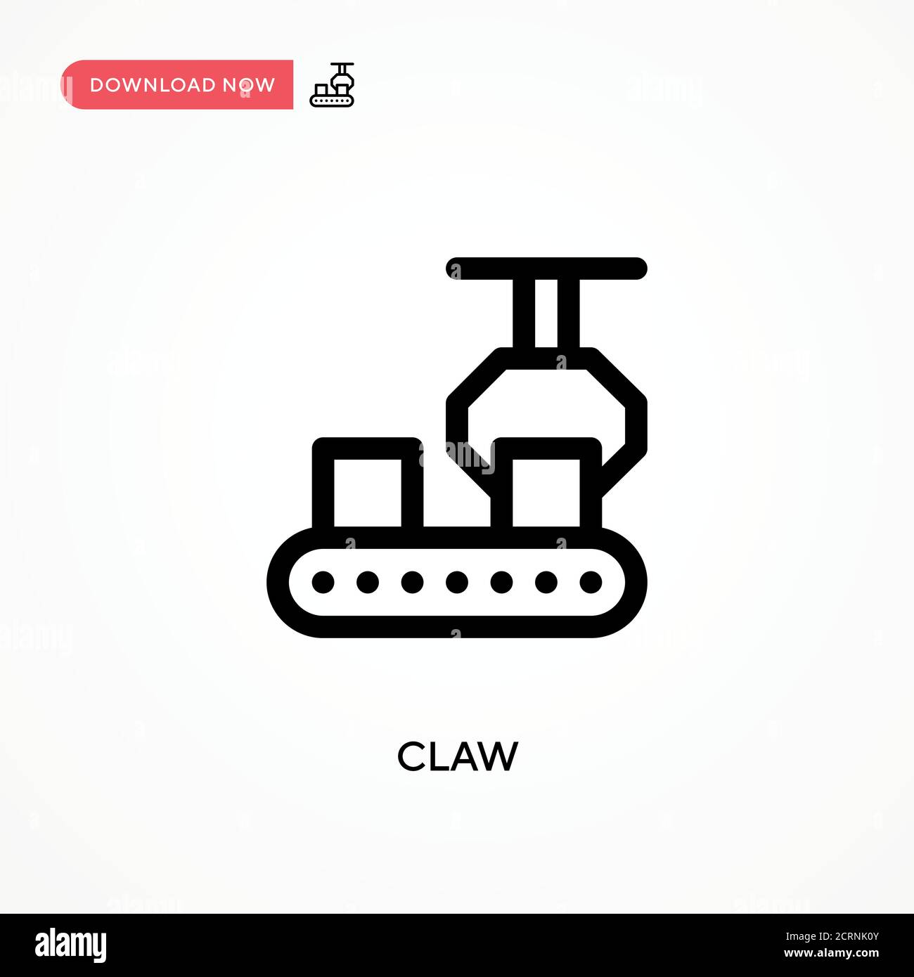 Claw Simple vector icon. Modern, simple flat vector illustration for ...
