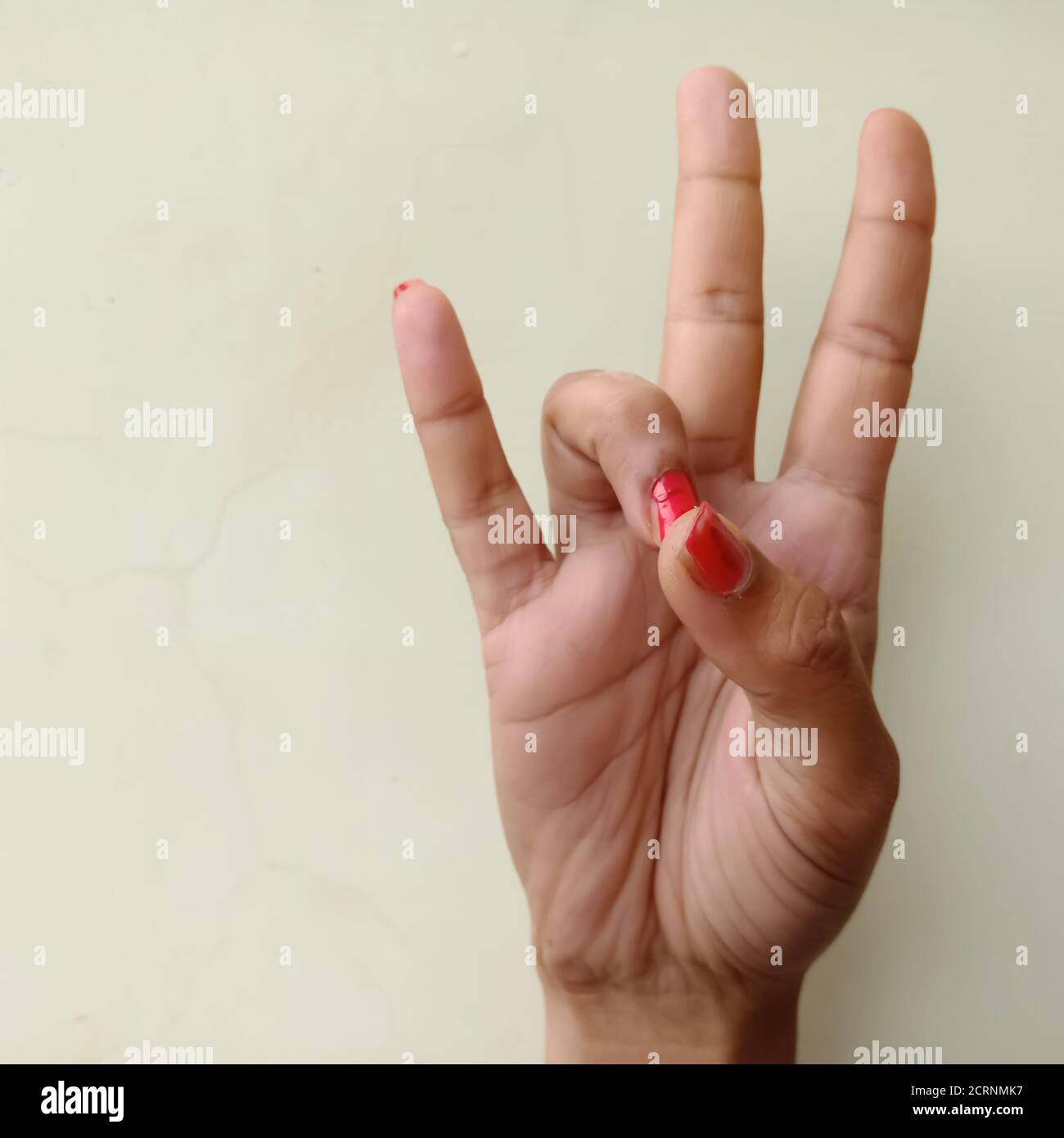 Sign language, A collage of the American sign language numerical number ...