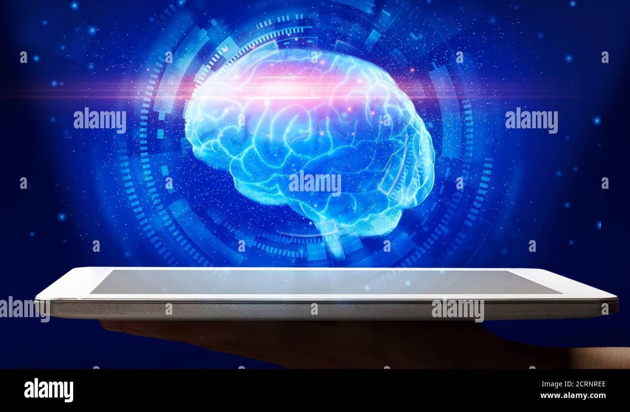 Electronic brain hi-res stock photography and images - Alamy