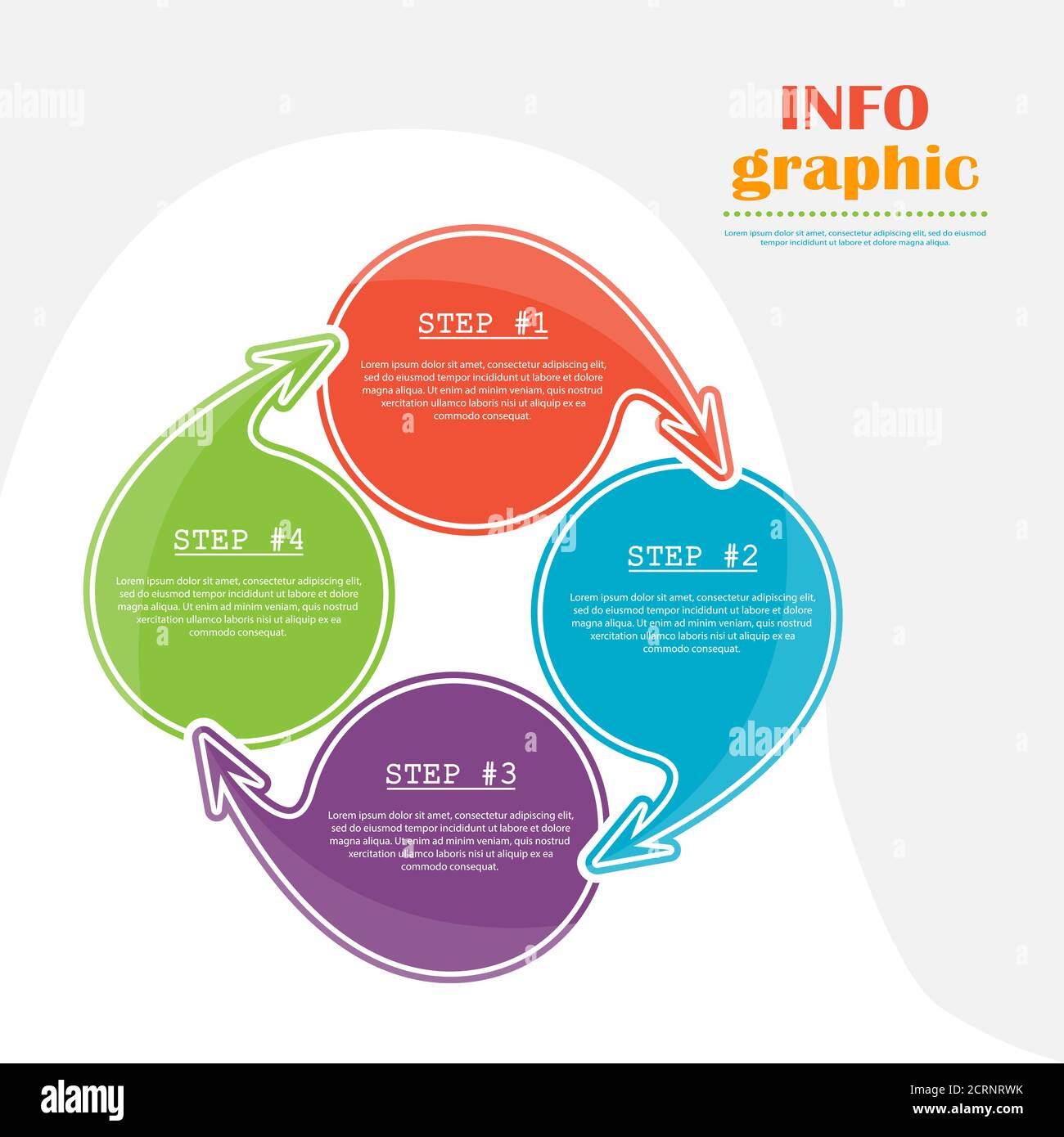 Chart for infographics. Visual description of the process, development ...