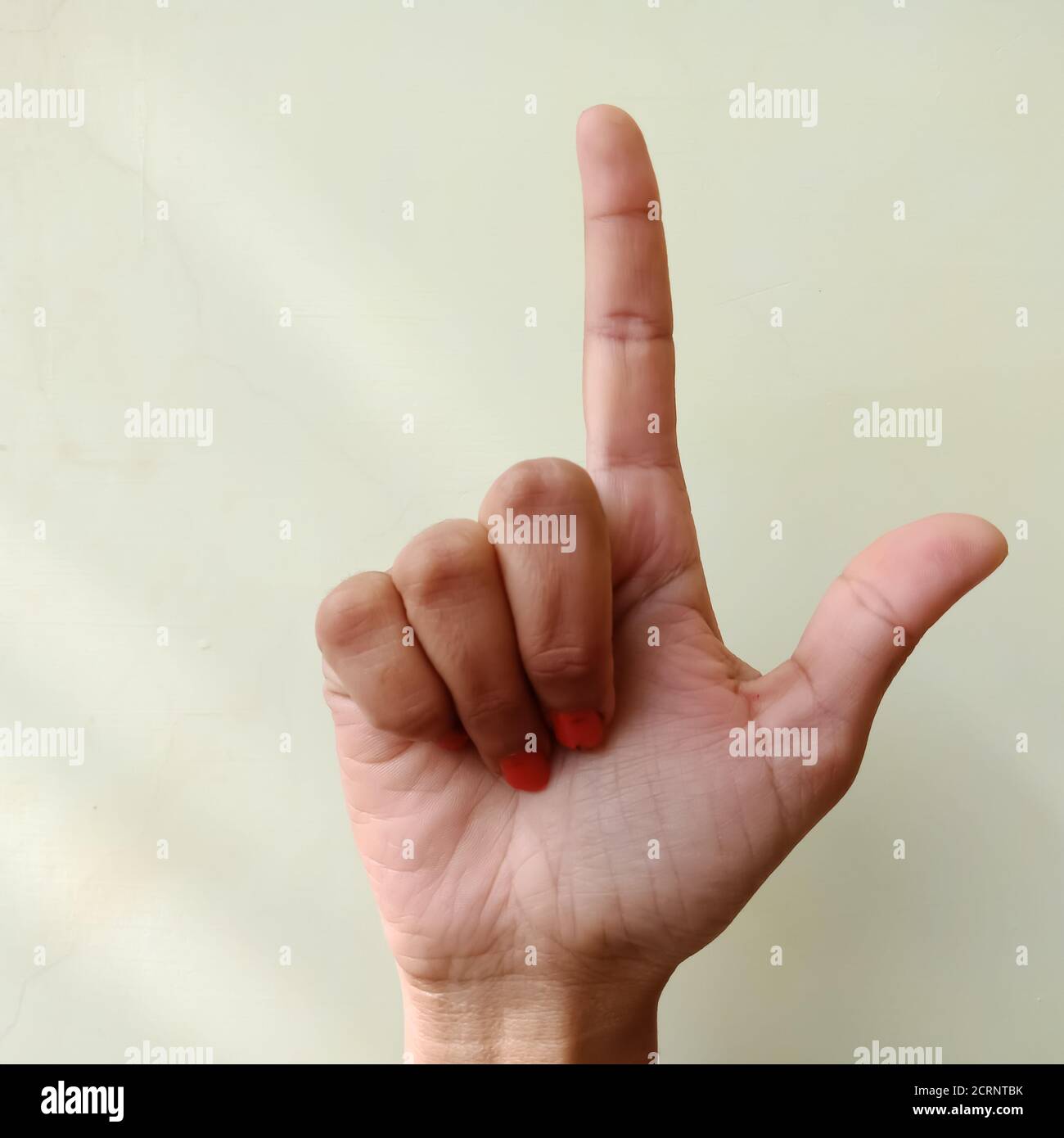 Sign language, A collage of the American sign language alphabet L by ...
