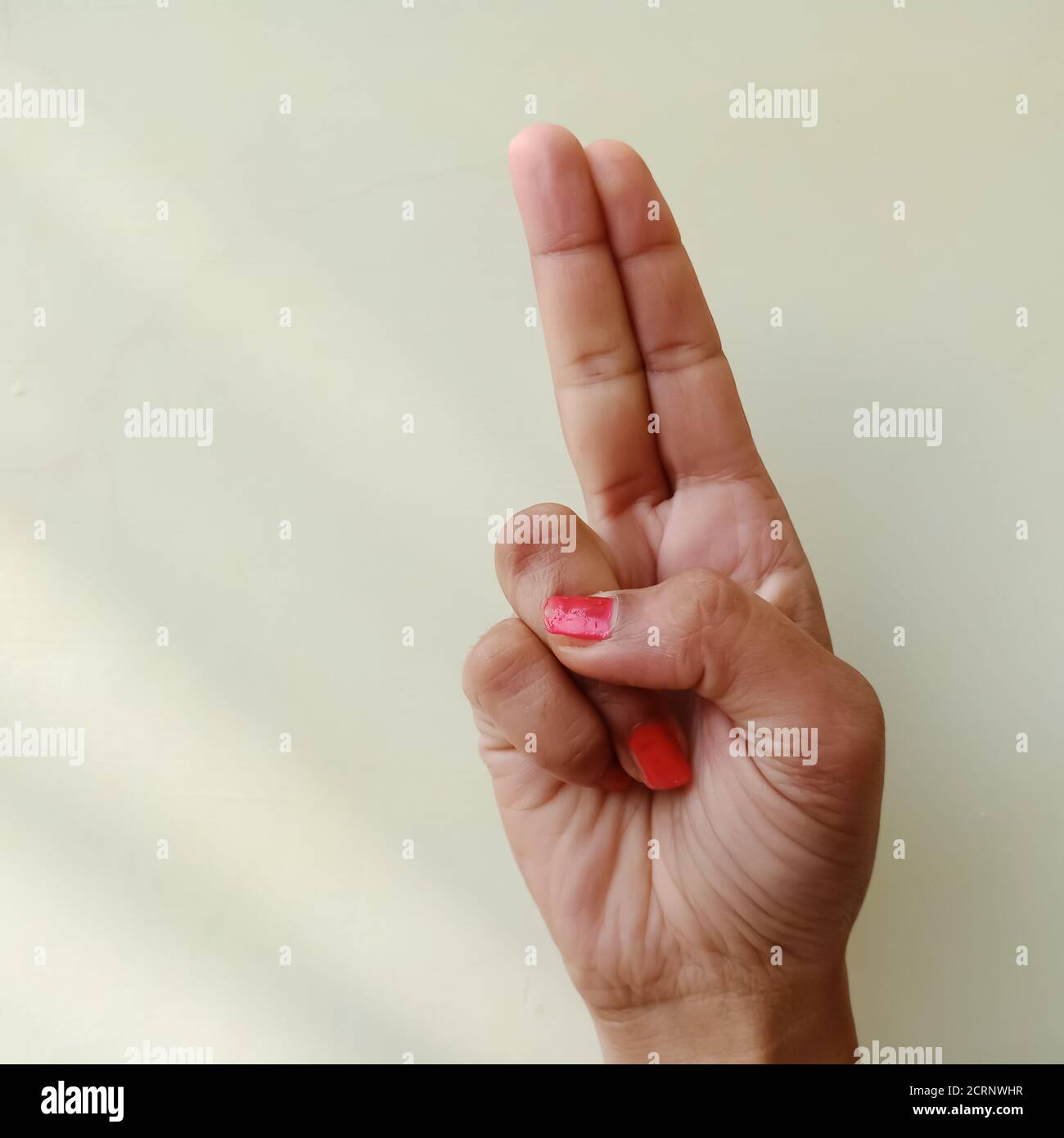 Sign language, A collage of the American sign language alphabet U by ...