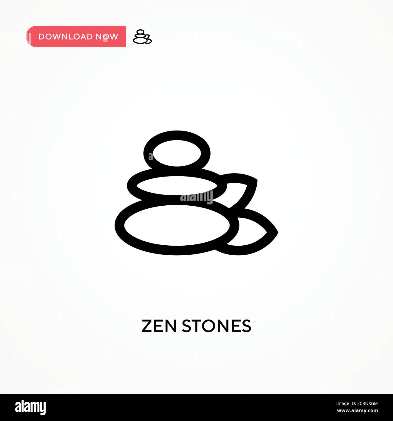 Pebble stone tower at the beach Stock Vector Images - Alamy