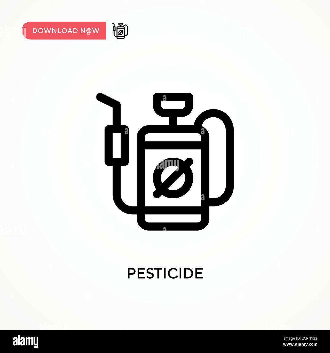 Pesticide Simple vector icon. Modern, simple flat vector illustration ...