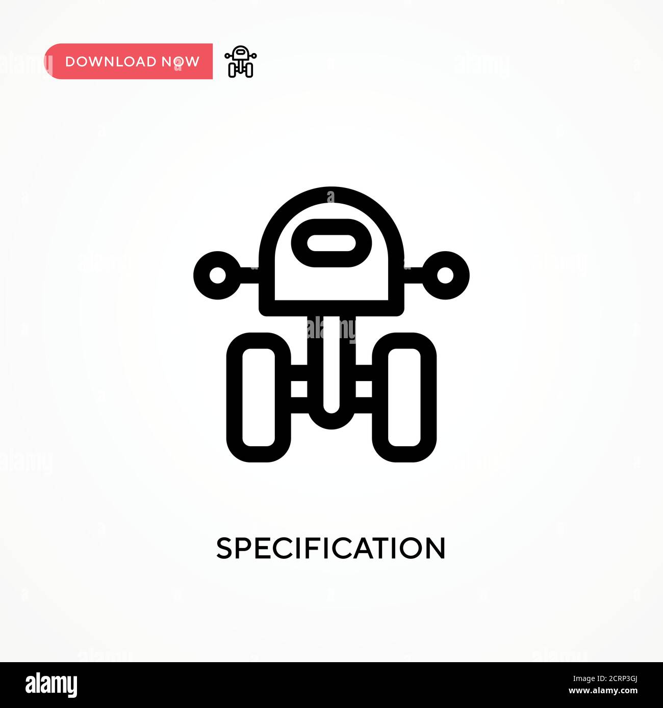 Specification Simple vector icon. Modern, simple flat vector ...