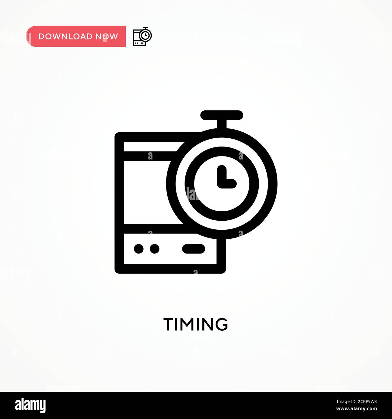 Digital timing clock Stock Vector Images - Alamy