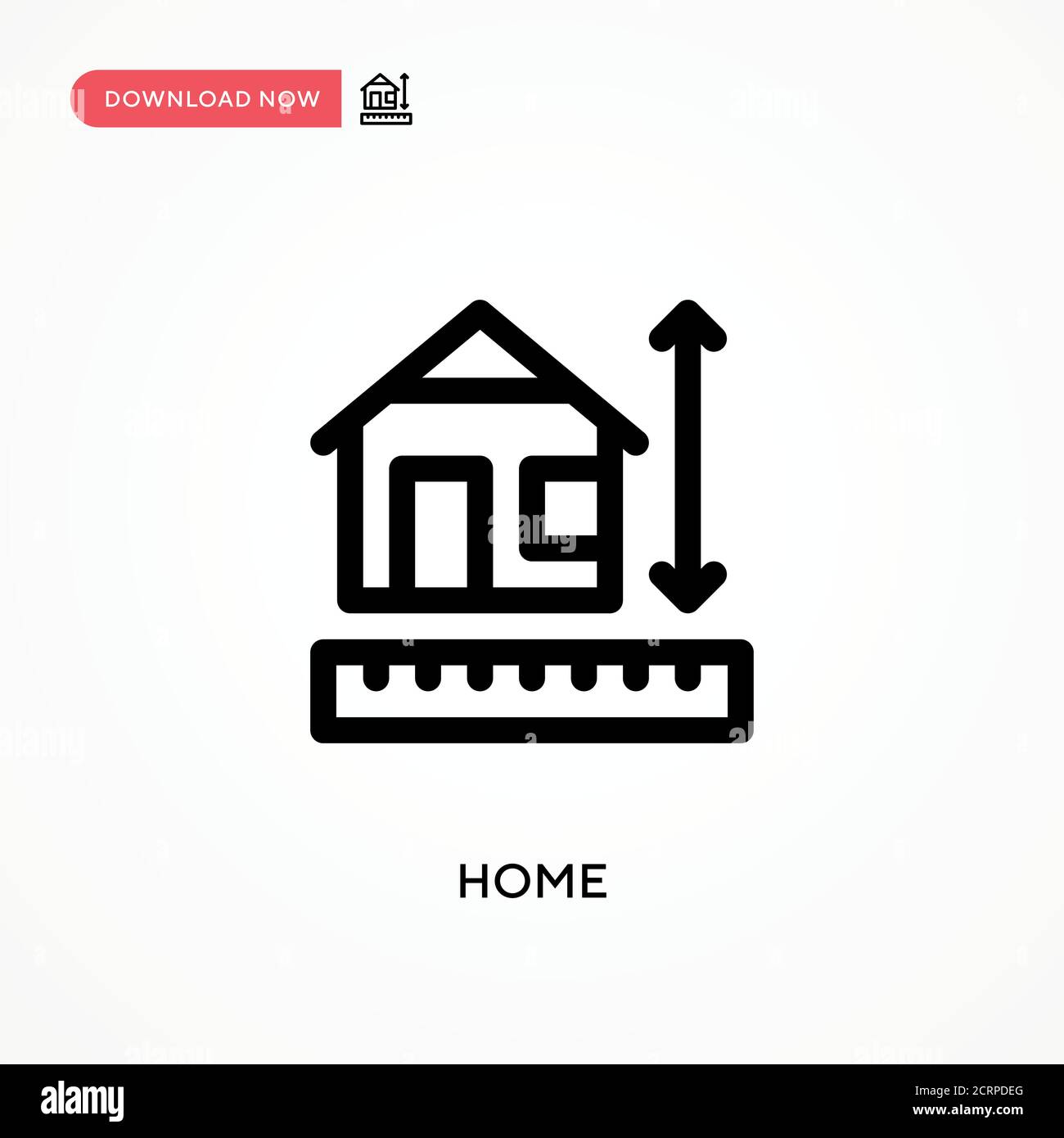 Home Simple vector icon. Modern, simple flat vector illustration for web site or mobile app ...