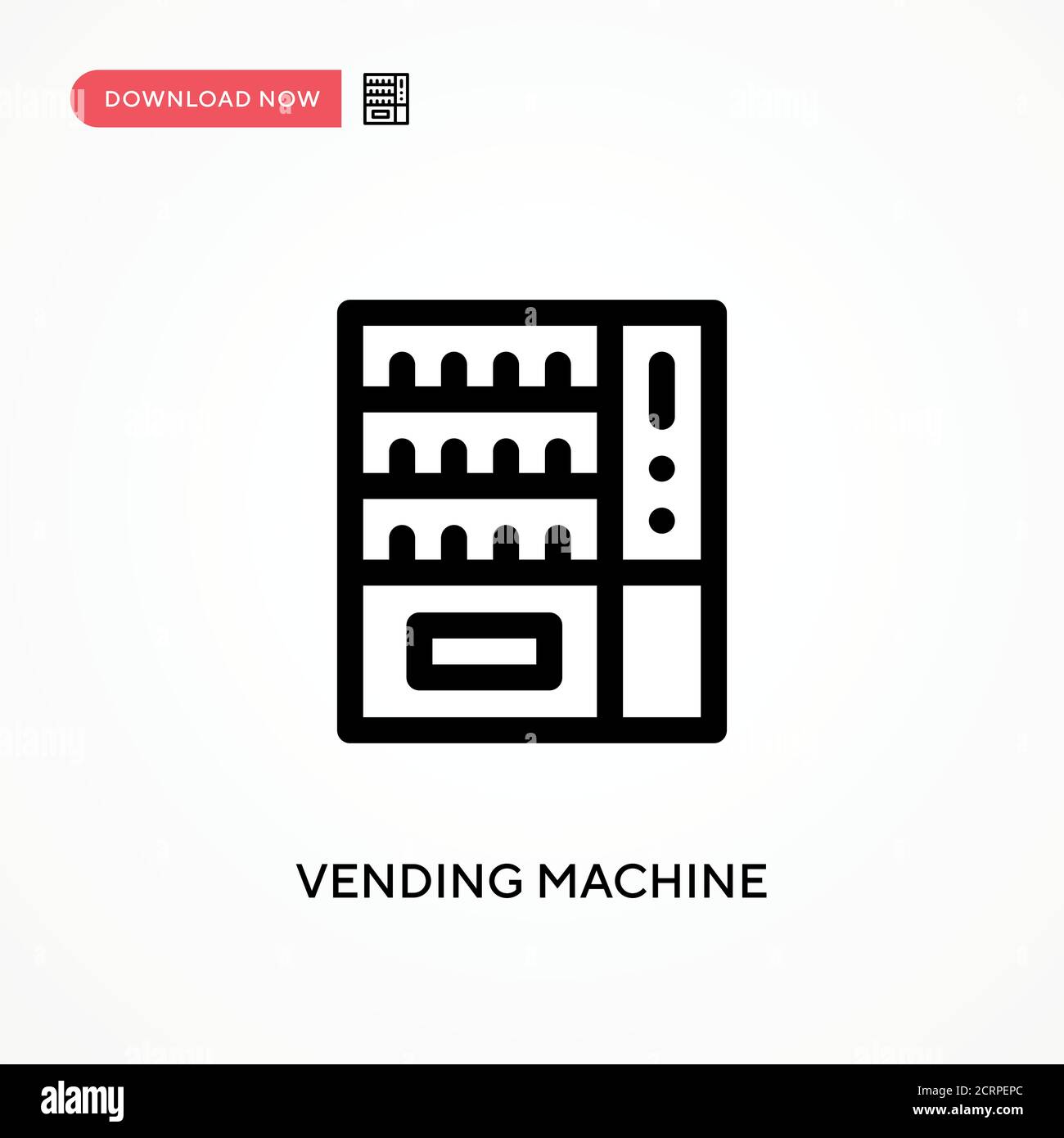 Vending machine food buying Stock Vector Images - Alamy